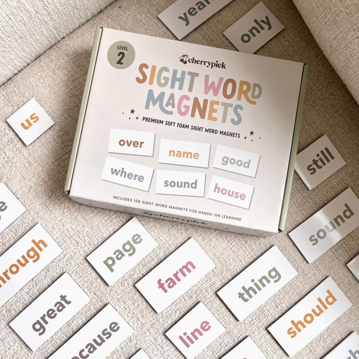 Magnetic Sight Words for Early Reading & Literacy - 3 Levels ...